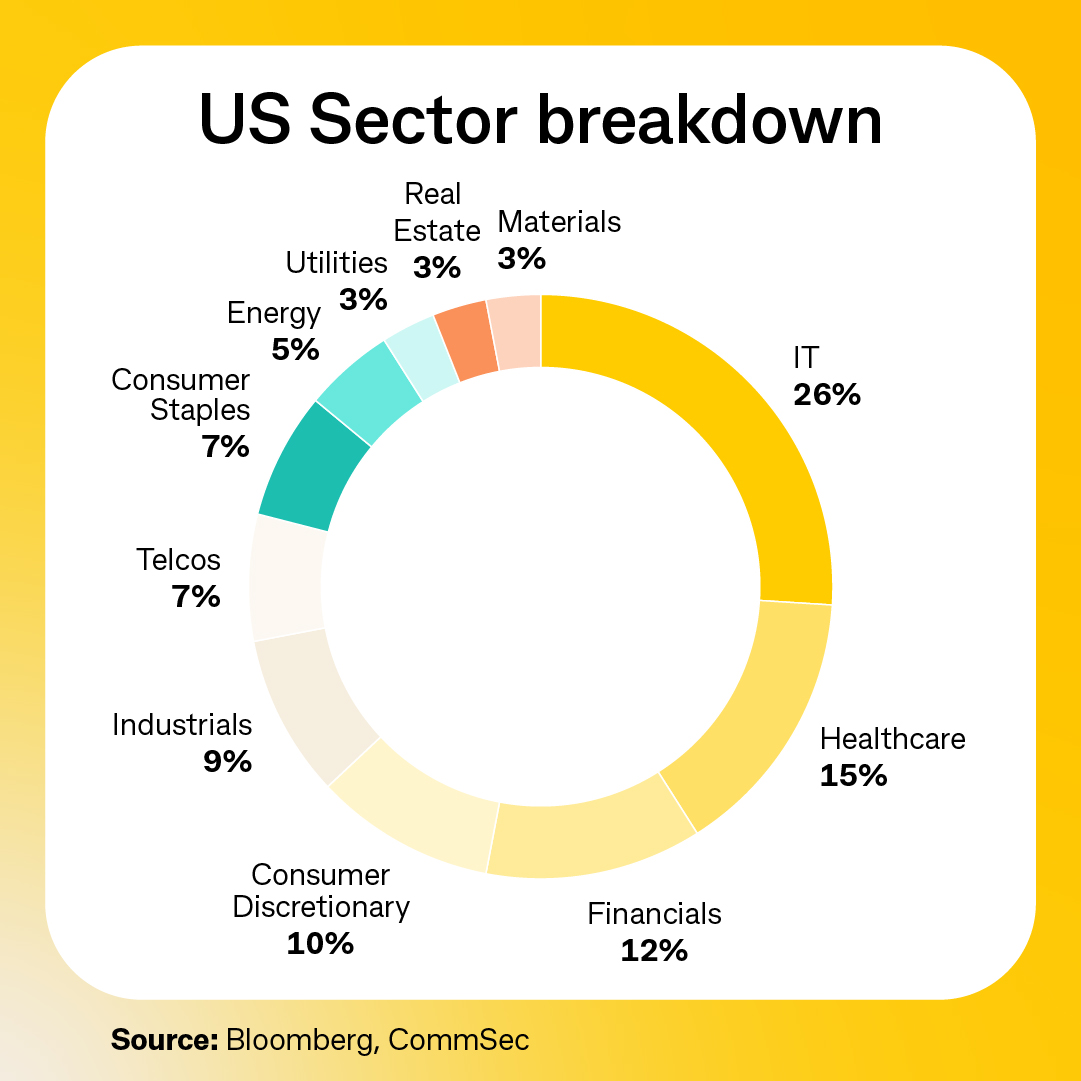 Understanding sectors of the US sharemarket